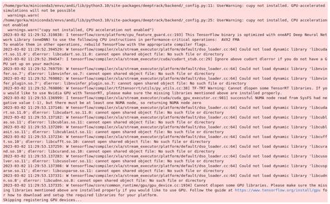 Reduce Warnings On Gpu Use · Issue 172 · Deeptrackaideeptrack2 · Github