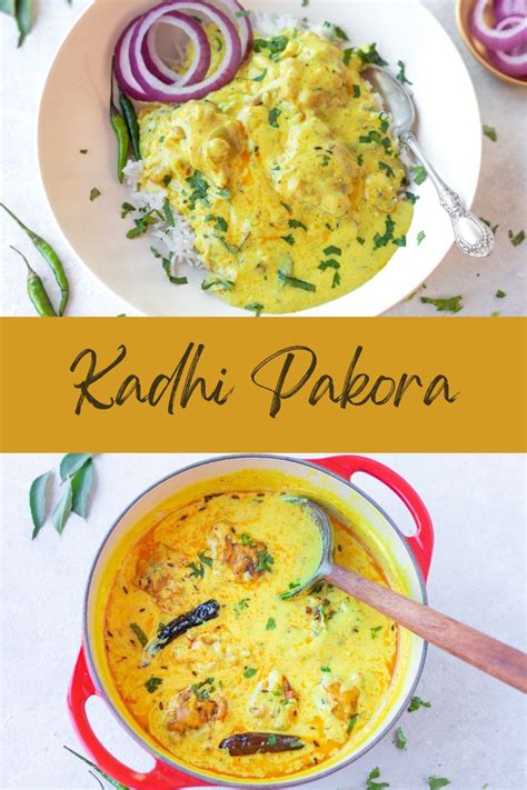 Punjabi Kadhi Pakora Piping Pot Curry