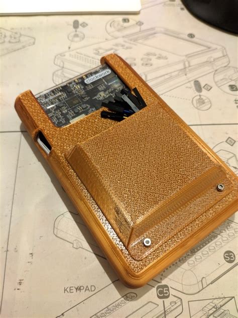 New 3d Model Stl Files With Sd Card Access Gameshell Clockworkpi