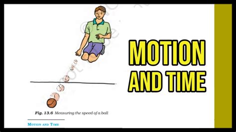 Motion And Time Class 7 Chapter 13 Science YouTube