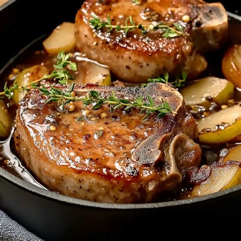 Juicy Apple Butter Pork Chops Irresistible Comfort Food