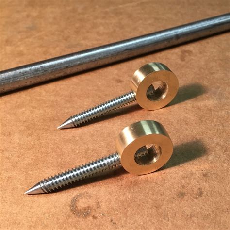 I Made These Ultra Simple Brass Trammel Points Scrolller