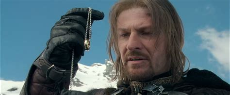 Boromir Give The Ring To Frodo The Lord Of The Rings The Fellowship