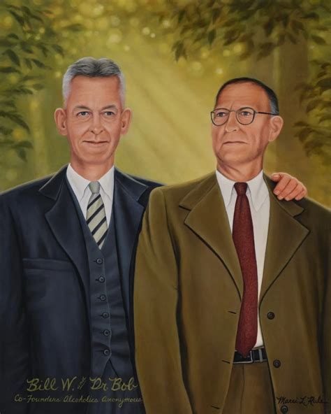 Bill W And Dr Bob Co Founders Of Alcoholics Anonymous Aa — Marci Rule