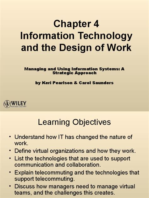 Chapter 4 Pdf Telecommuting Computer Network
