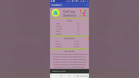 Call Log Analytics Android App Demo Youtube