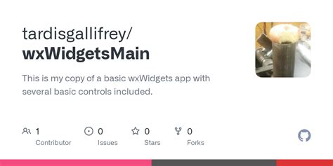 GitHub Tardisgallifrey WxWidgetsMain This Is My Copy Of A Basic WxWidgets App With Several