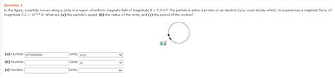 Solved Question In The Figure A Particle Moves Along A Chegg Com