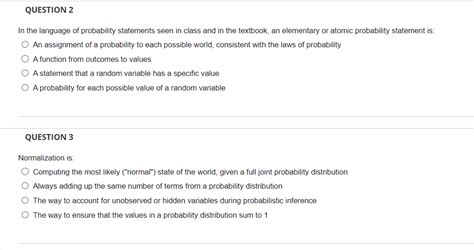 Solved In The Language Of Probability Statements Seen In
