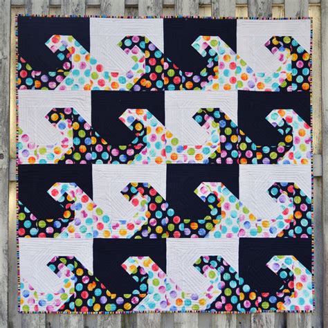 Rolling Waves Quilt Pattern Etsy