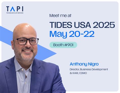 Peptides Tides Oligonucleotides Cdmo Anthony N