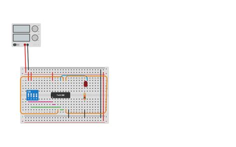 Circuit Design Exp 2 Realisation Of Nor Gate Using Nand Gate Tinkercad