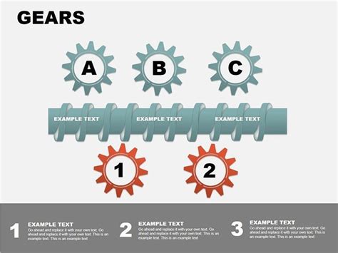 Gears PowerPoint Charts Template ImagineLayout Com