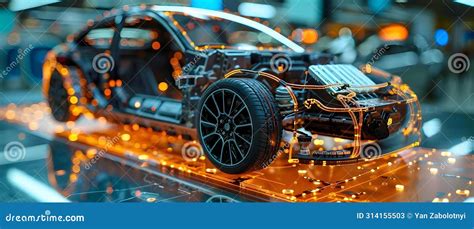 Eco Friendly Ev Power Sleek Lithium Battery Design Concept Electric Vehicle Innovation