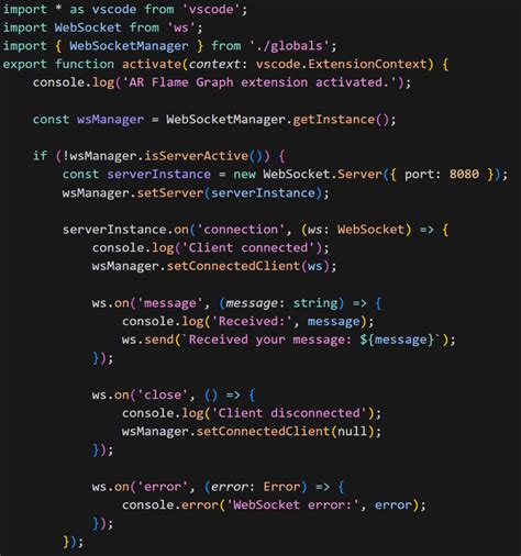 typescript how to resolve an unknown request from webview { type