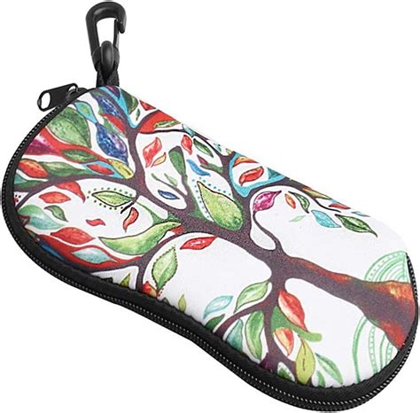 1 Pcs Zipper Eyeglass Case Portable Travel Spectacle Case Portable