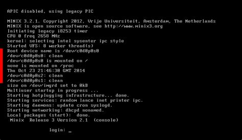Cant Start Minix 321 In Vmware Stack Overflow