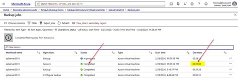 Restore An Azure Sql Vm Using Recovery Services Vault