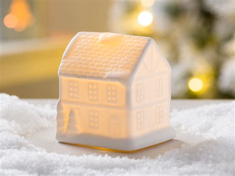 Led нічник будиночок французький білий кераміка D10 см 1008478 1 двох поверх продаж ціна у