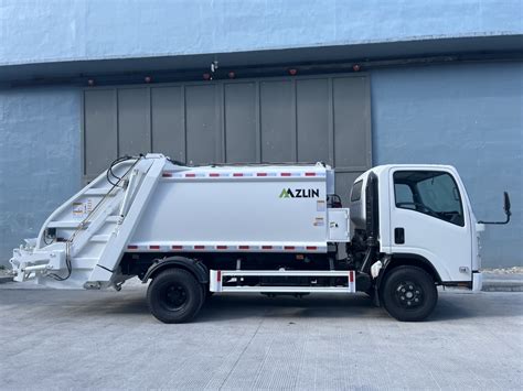 Installing Customized Garbage Compactor Upper Part For Client Chassis