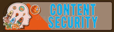 Text Caption Presenting Content Security Word Written On The Protection Against Deliberate