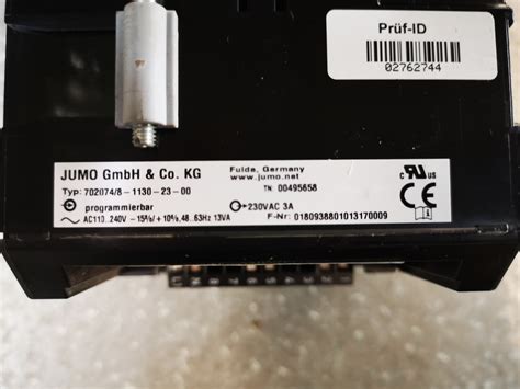 used jumo ctron04 hos bv