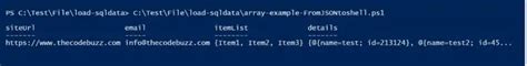 Use Json Array Fields In A Powershell Script Thecodebuzz