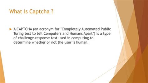Python Project On Image Based Captcha Pptx Computing Technology