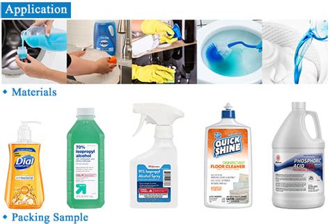 Automatic Bottle Liquid Detergent Filling Capping Labeling Line Automatic Filling Machine