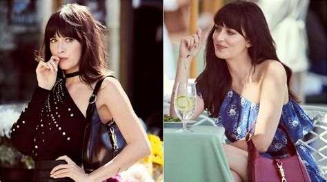 დაკოტა ჯონსონი „გუჩის“ საკულტო ჩანთის „ჯეკის“ რეკლამაში რადიო ფორტუნა Fortuna Ge