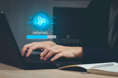 operating system upgrade concept installation app and software update