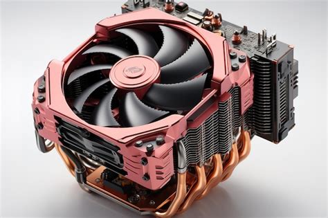 Premium Vector Powerfull Cooler For Cpu With Hotpipes