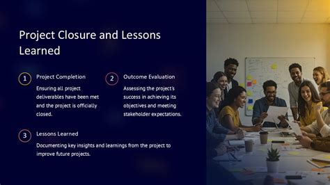 Project Closure And Lessons Learned PowerPoint Presentation PPTUniverse