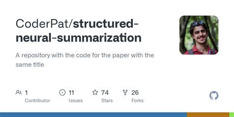 GitHub CoderPat Structured Neural Summarization A Repository With The Code For The Paper With