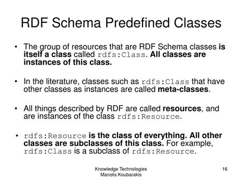 Ppt An Introduction To Rdf Schema Powerpoint Presentation Free