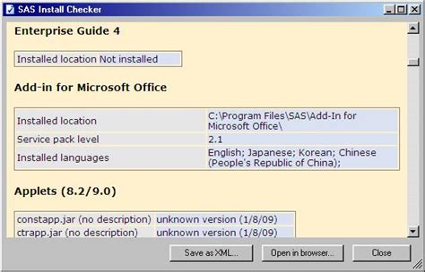 41524 Determining Which Release Of Sas® Add In For Microsoft Office Is Installed On Your Machine