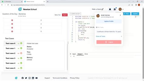 C Day10 30daysofcode Community Coding Programming Ansh Verma