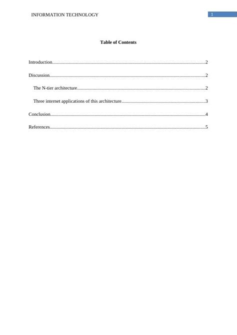 n tier architecture analysis and internet applications