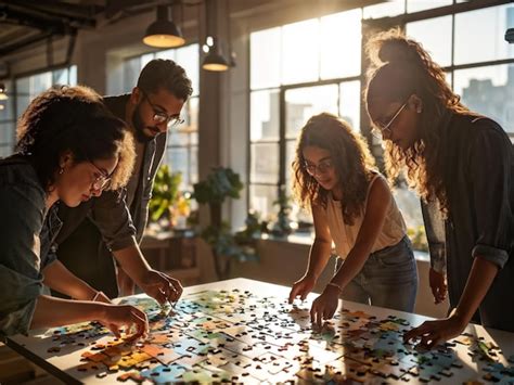 Building Trust Through Teamwork And Collaboration Premium Ai Generated Image