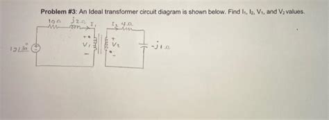 Solved Problem An Ideal Transformer Circuit Diagram Is Chegg