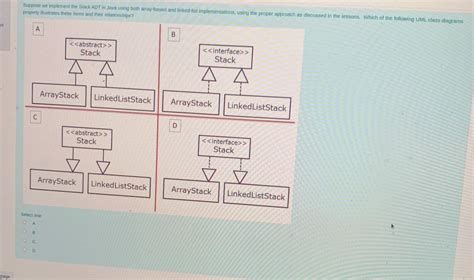Solved Suppose We Implement The Stack Adt In Java Using Both
