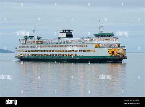 Edmonds Wa Usa September 11 2023 Washington State Ferry Jumbo