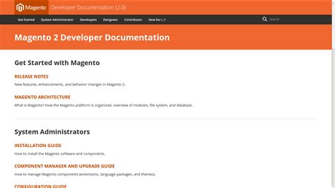 Devdocs Magento 2 Guillaume RICHARD