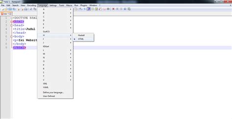 Belajar Html Part 3 Memilih Aplikasi Editor Html Notepad