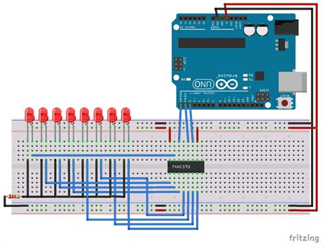 Arduino Uno Shift Register Tutorial 53 Off