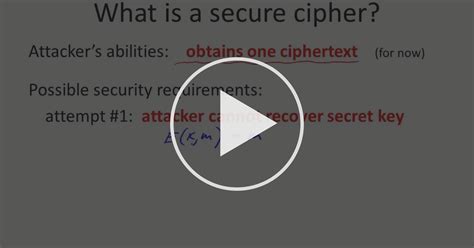 Semantic Security Course Overview And Stream Ciphers Coursera