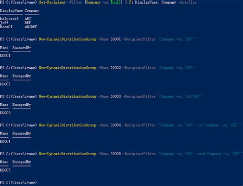 How Is Population Of A Dynamic Distribution List Done Collaboration Spiceworks Community