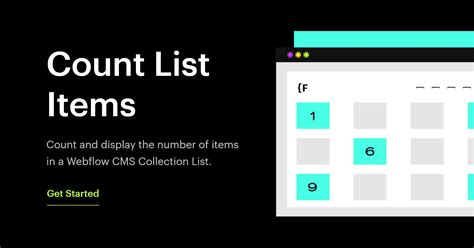 Count List Items Count The Number Of Items In A Webflow CMS Collection List