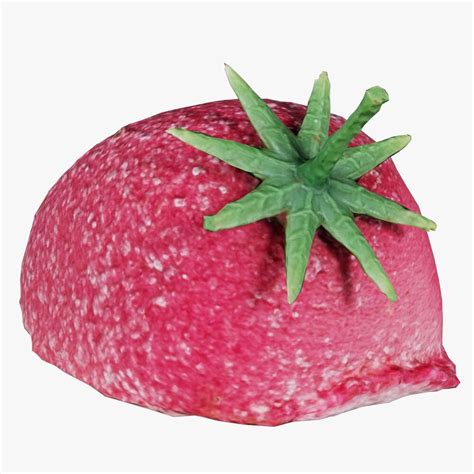 Sugar Strawberry 3d Modell Herunterladen Süßwaren On