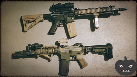 Mk18 Pistol And M4gery Block 2 Clone Halloween Edition R Ar15